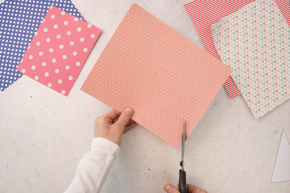 Deko-Girlande zur Einschulung basteln