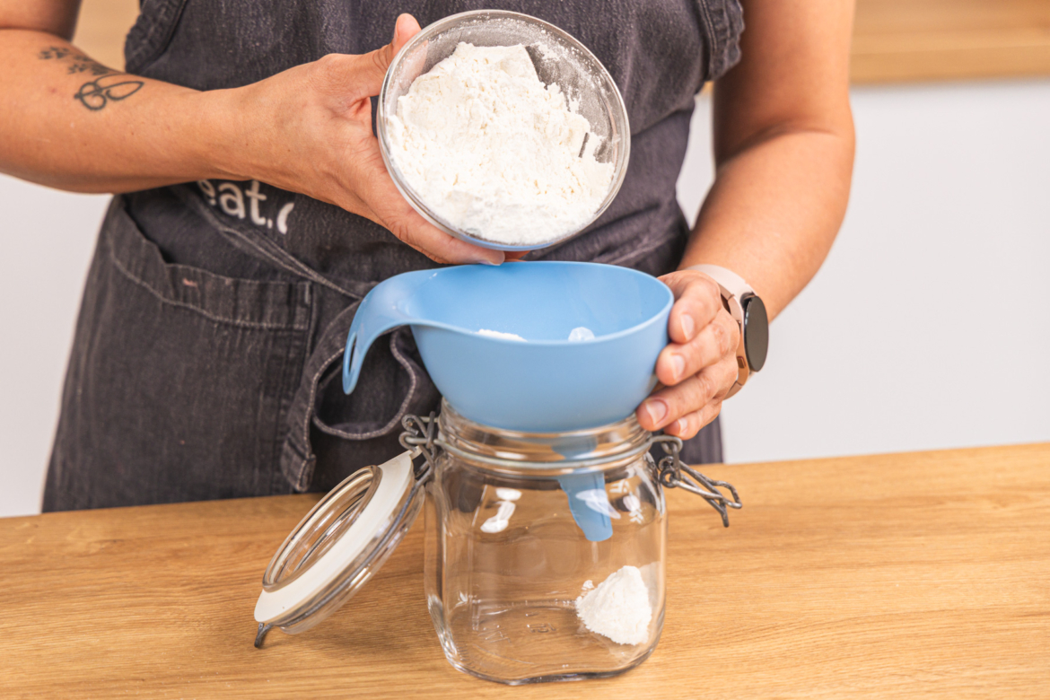 Muffin-Backmischung im Glas