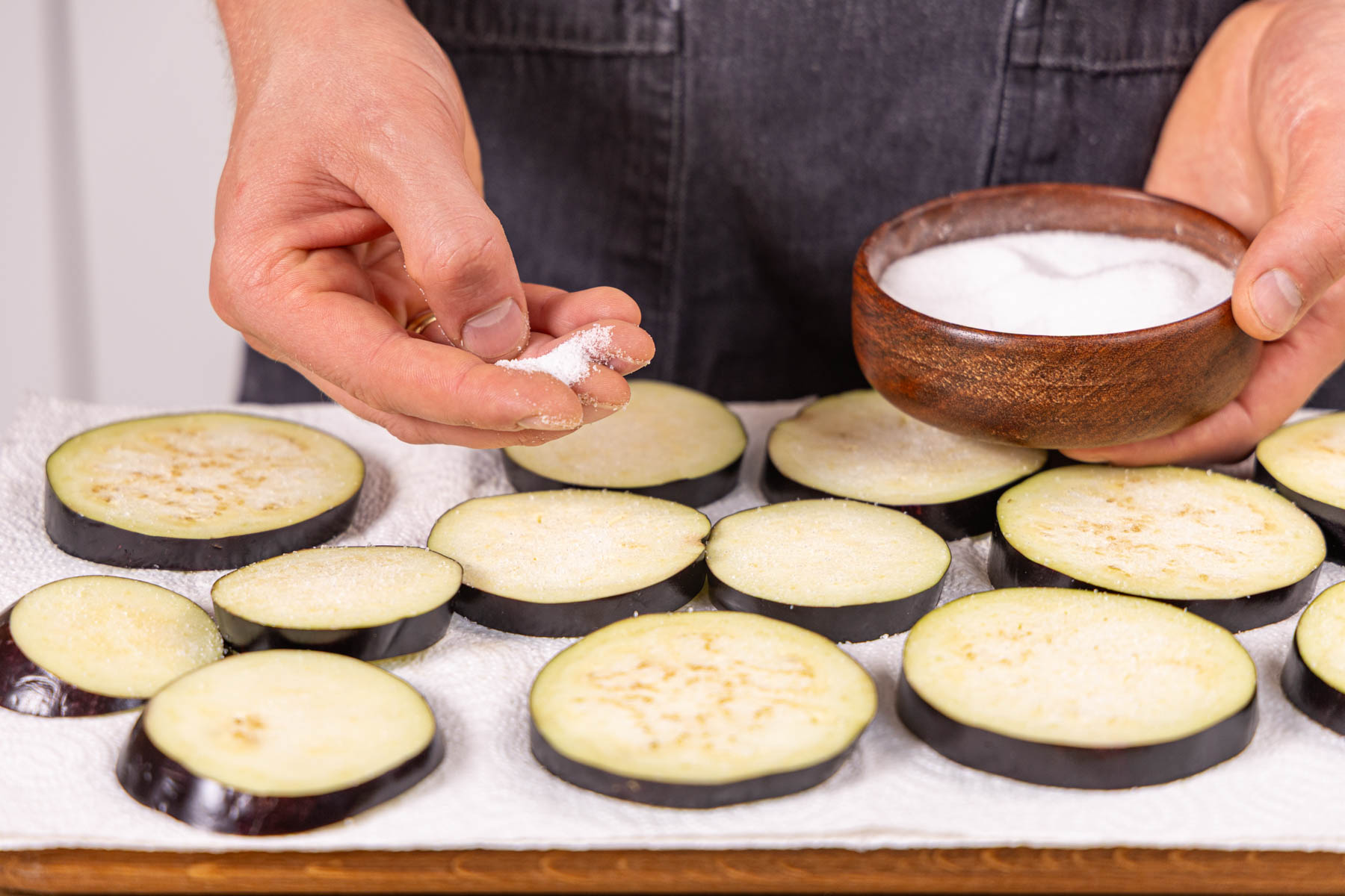 Panierte Auberginen: knusprig & einfach
