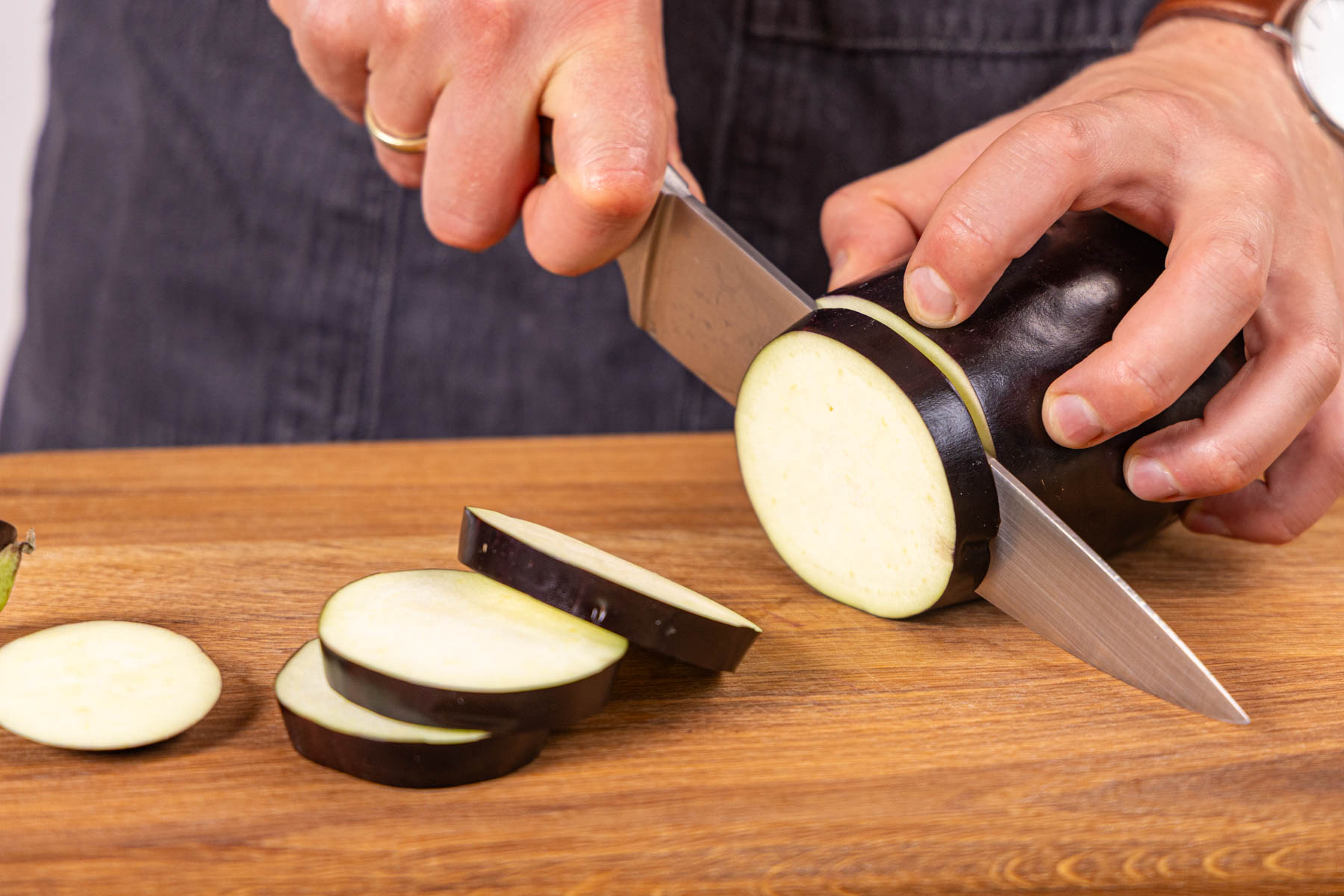 Panierte Auberginen: knusprig & einfach