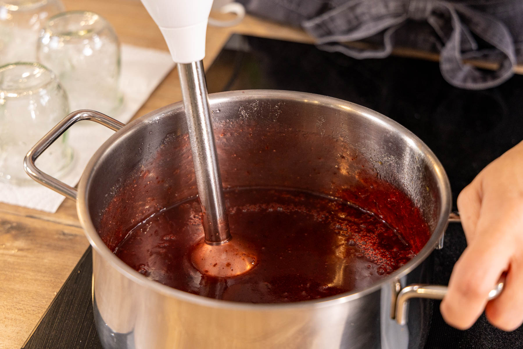 Pflaumenmarmelade nach Omas Rezept mit Zimt