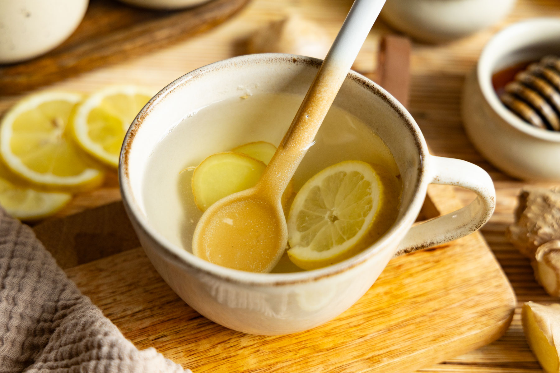 Heiße Zitrone selber machen