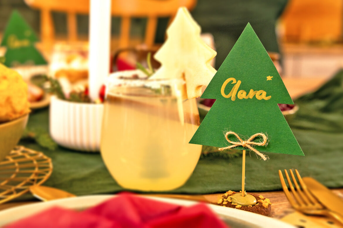 Weihnachts Tischkarten Basteln