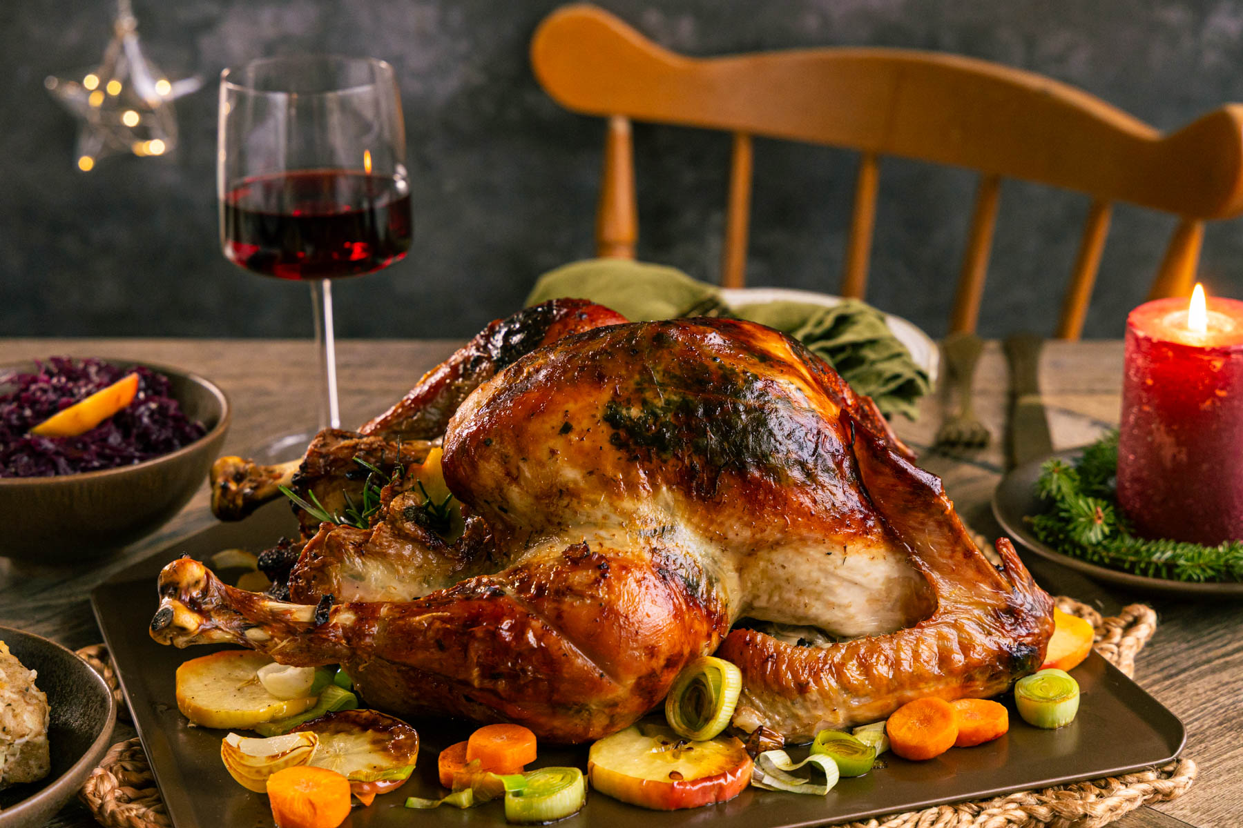 Putenbraten Weihnachten Backofen