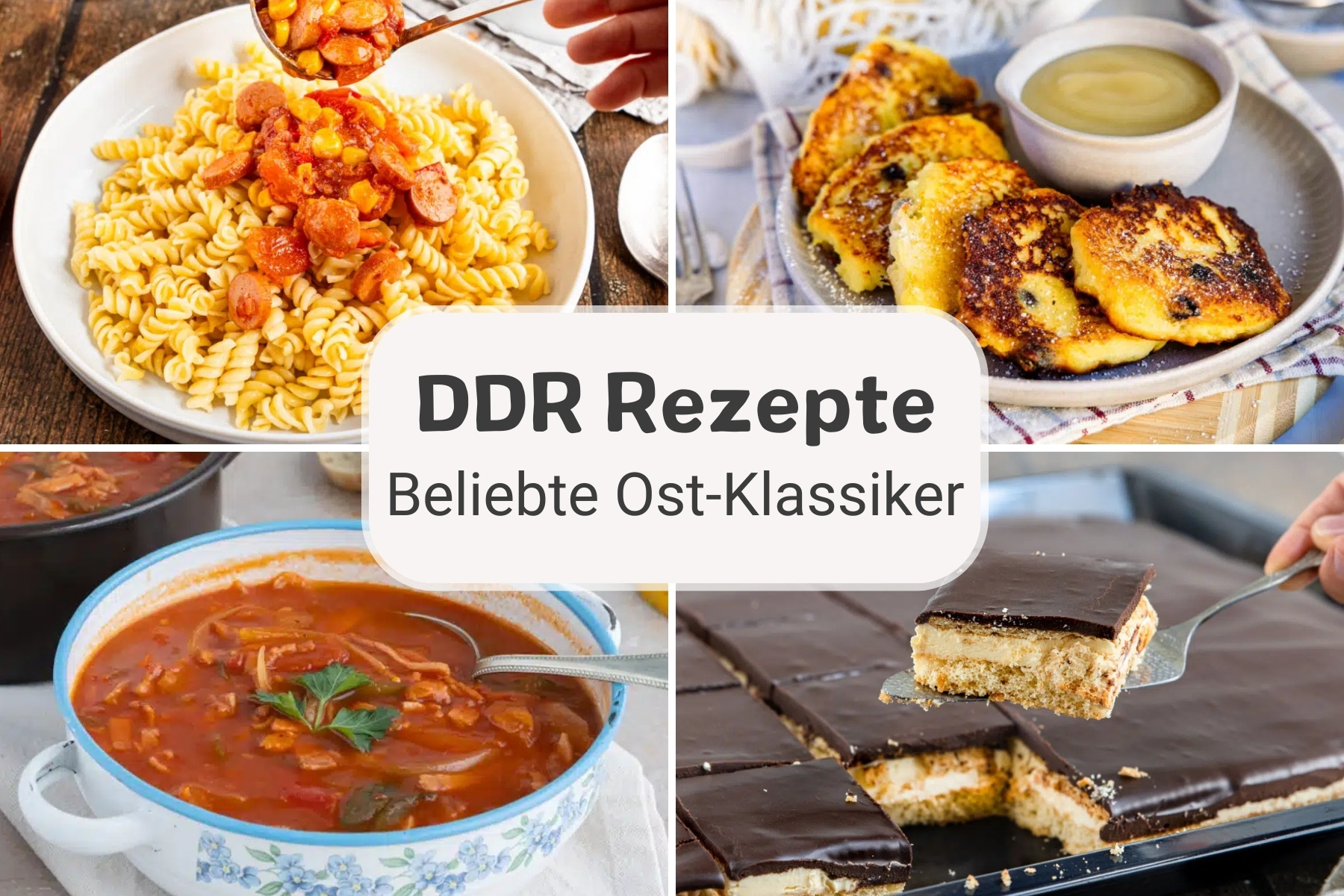 DDR Rezepte: die beliebtesten Klassiker aus Ostdeutschland